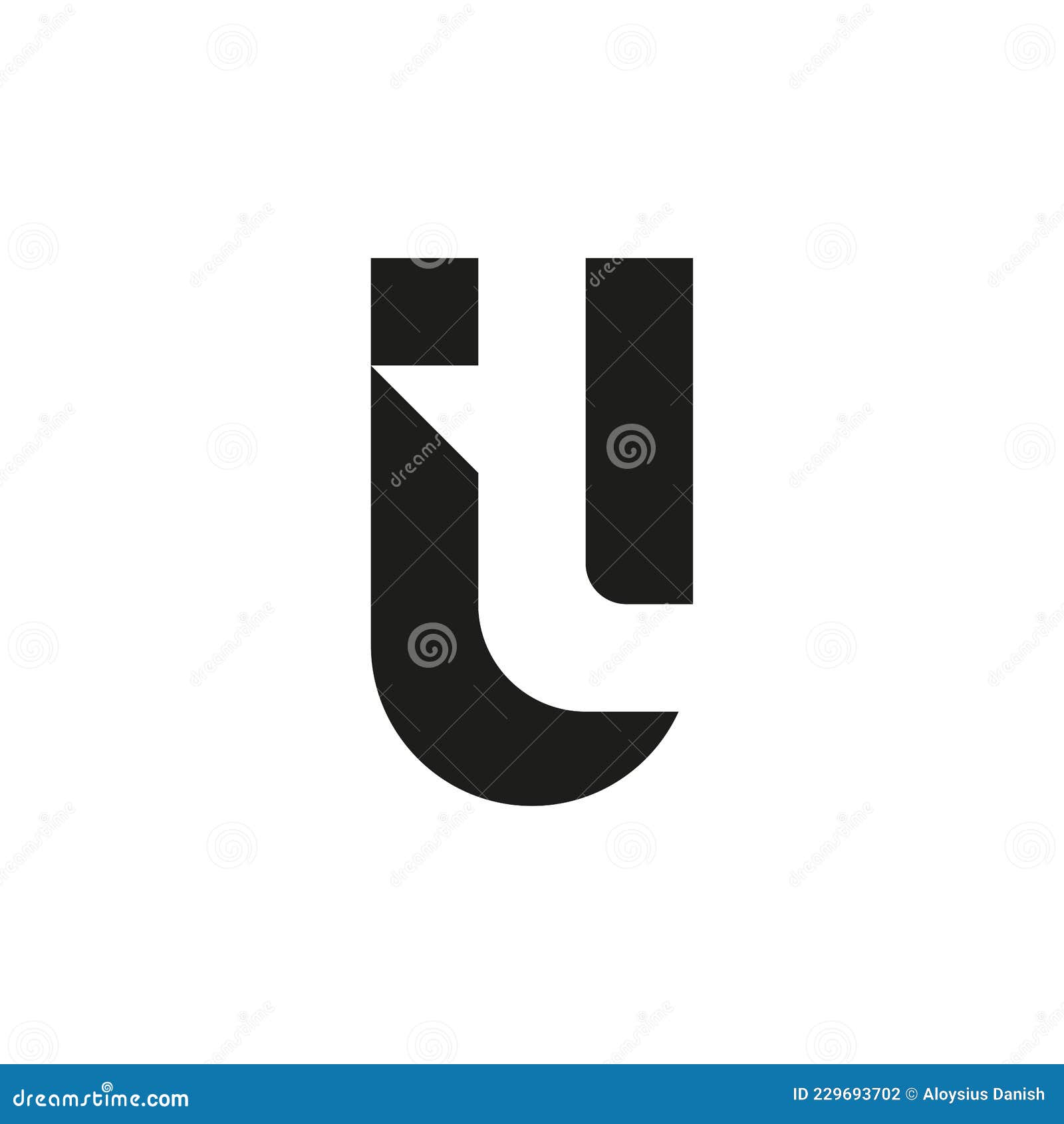 UT, TU, T, U Abstract Letters Logo. Luxury, Simple, Premium, and ...