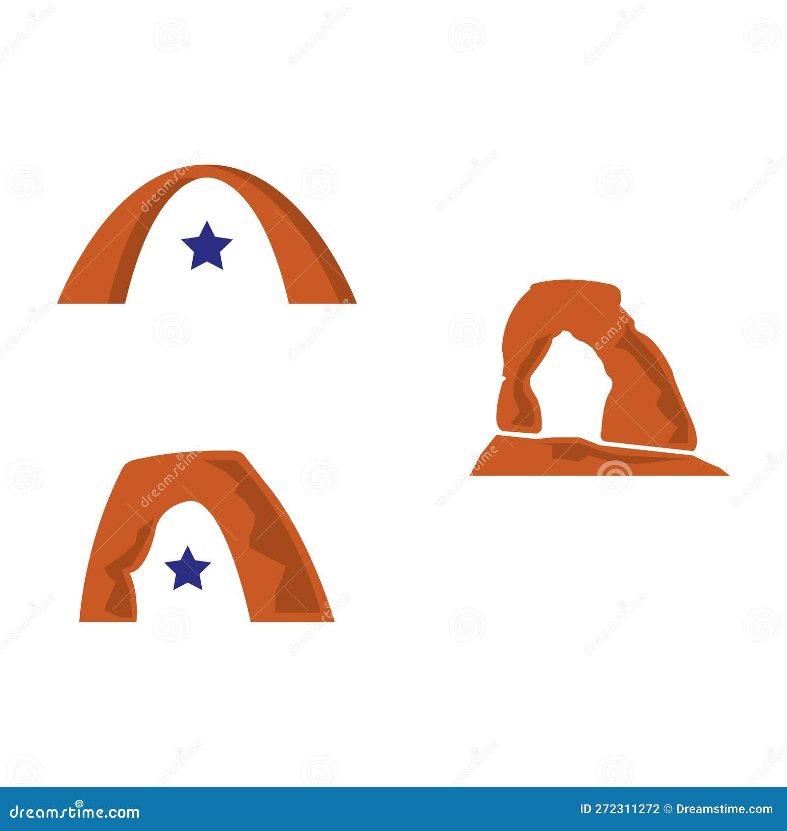 Utah arch stock vector. Illustration of minimal, simple - 272311272