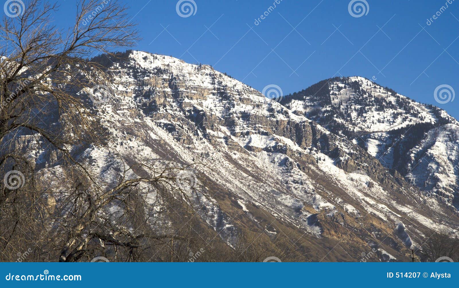 Utah County Mountains stock image. Image of young, utah - 514207