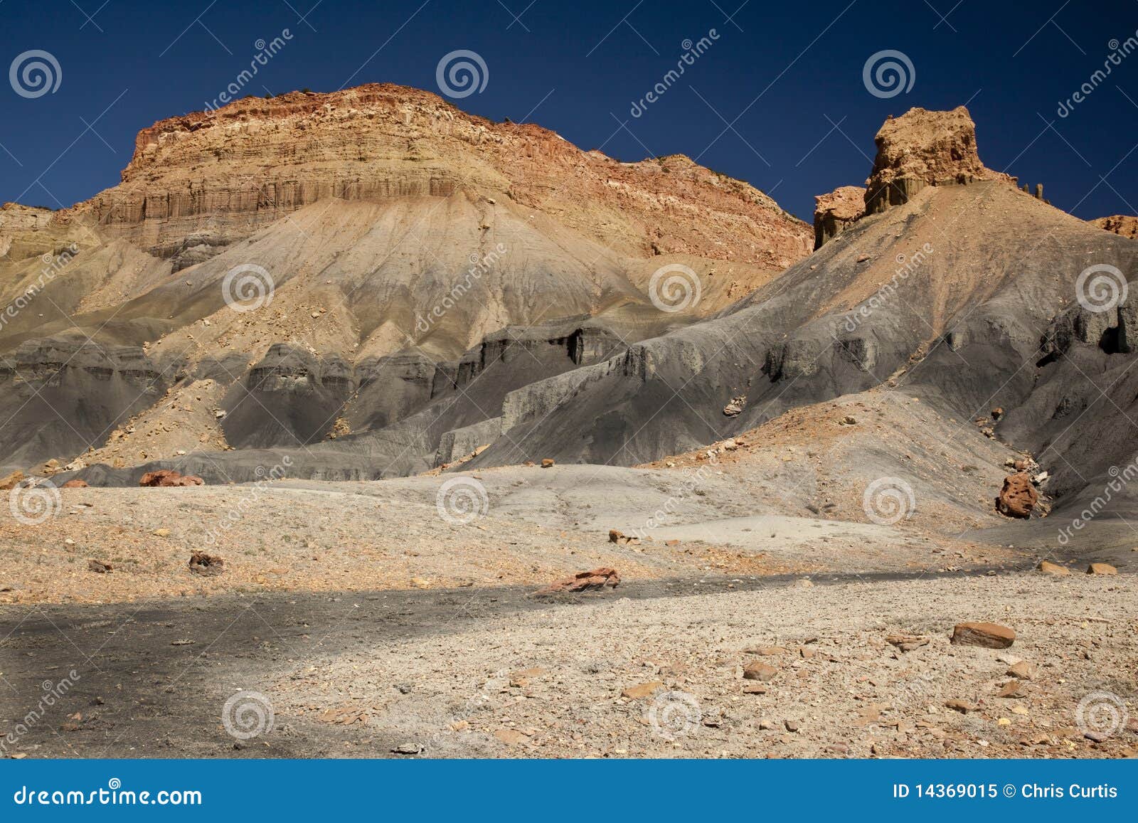 Utah Desert Badlands stock image. Image of brown, slope - 14369015