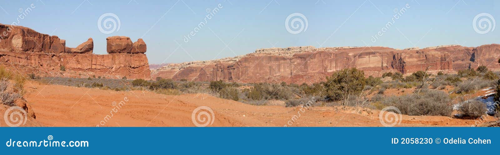 Utah desert panorama stock photo. Image of states, rocks - 2058230