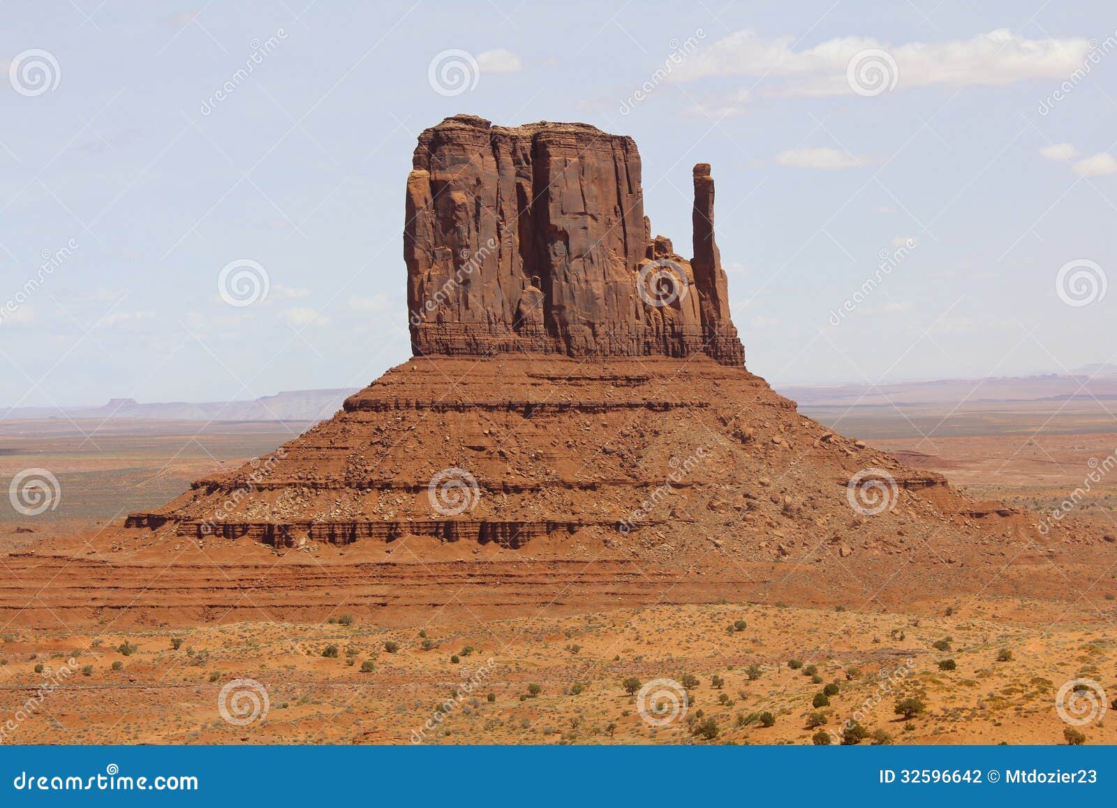Utah, Monument Valley Butte Stock Photo - Image of landscape, tourist ...