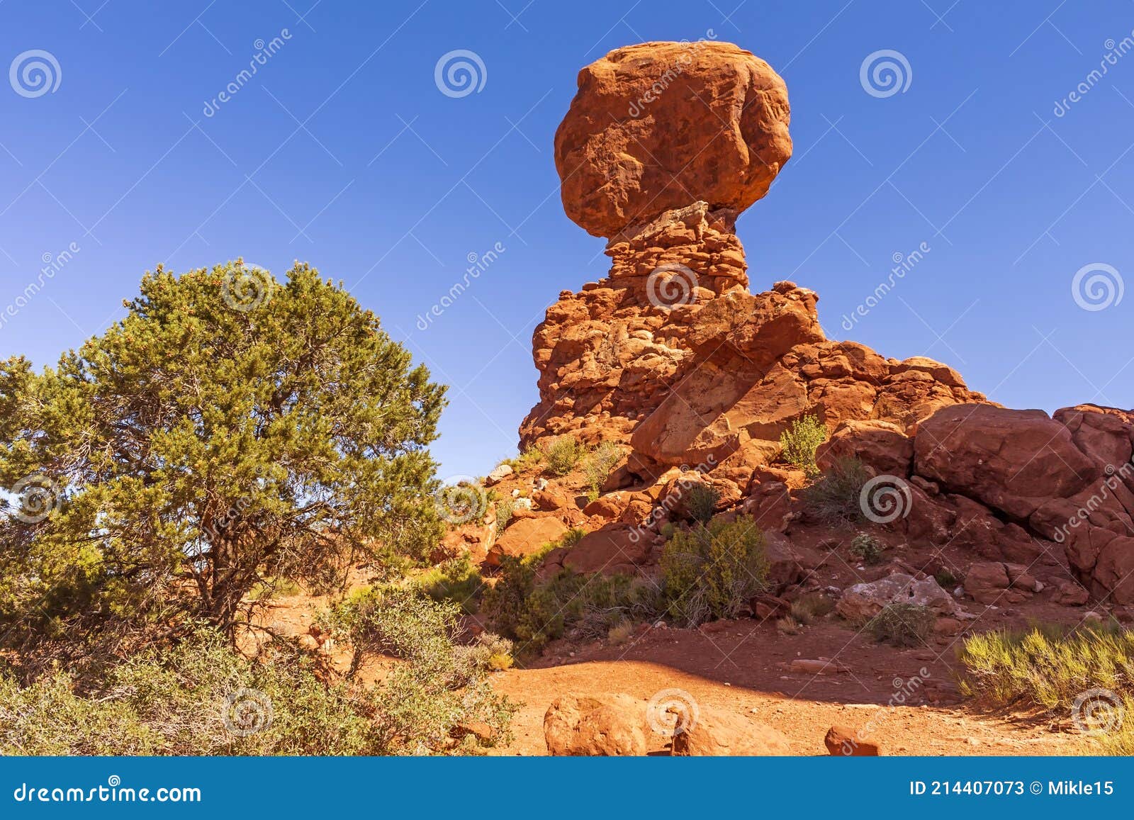 Utah Rock Formation stock image. Image of monument, landscape - 214407073
