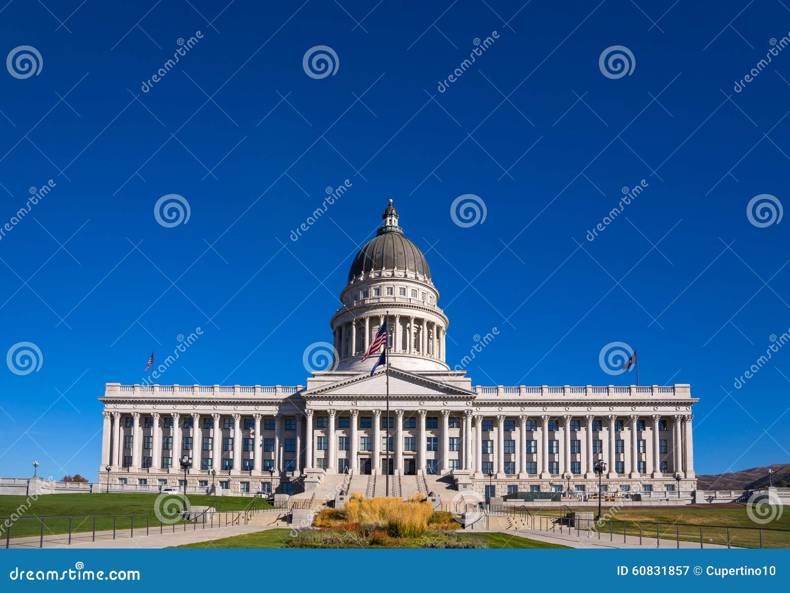 Utah state capitol stock image. Image of tourism, blue - 60831857
