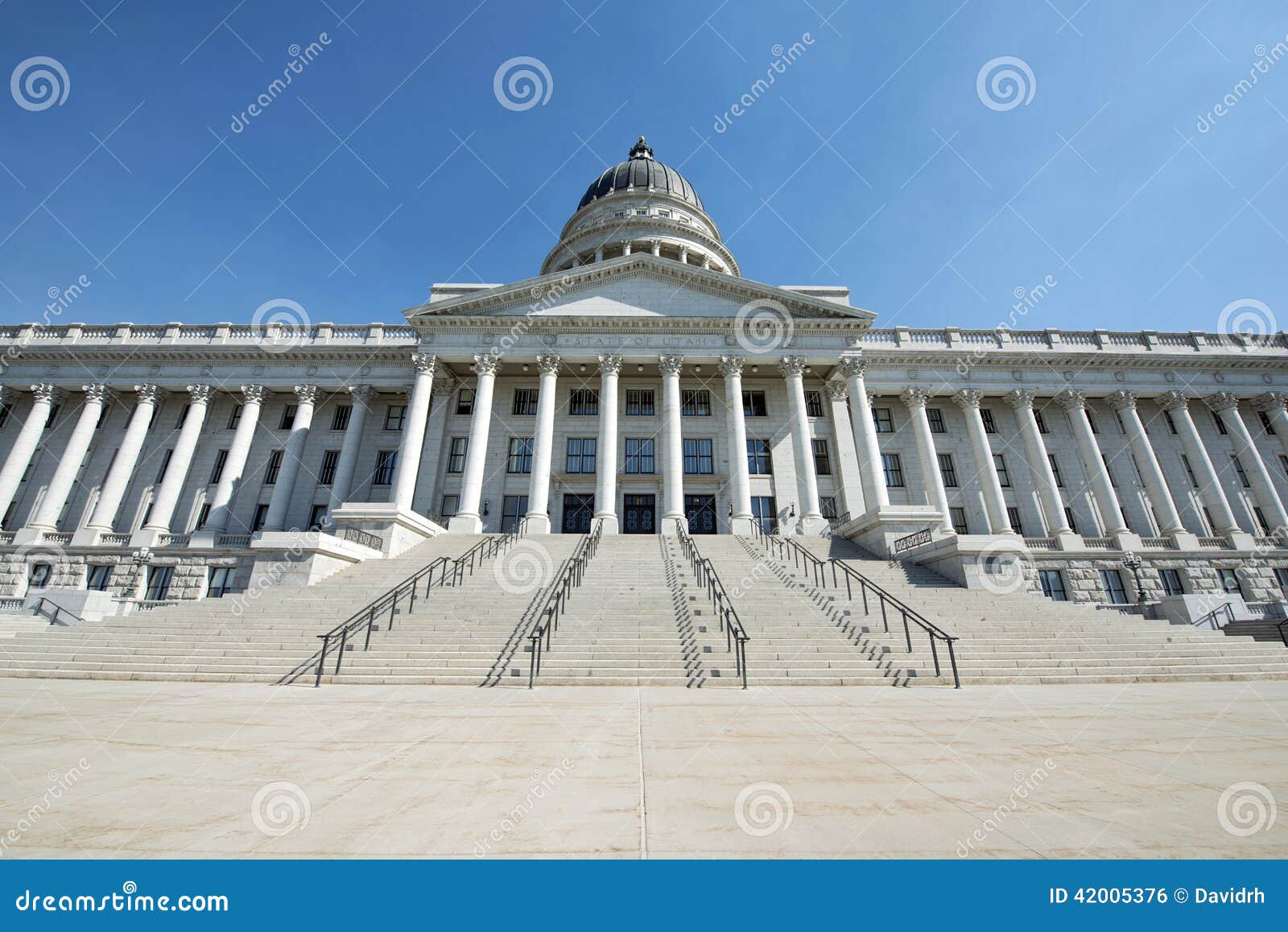 Utah State Capitol Main Entrance Stock Photo - Image of heritage ...