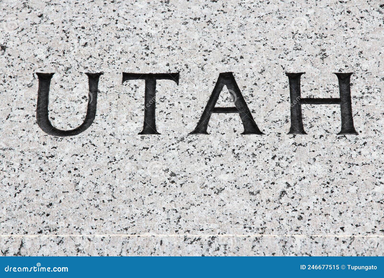 Utah state name stock image. Image of engraving, united - 246677515
