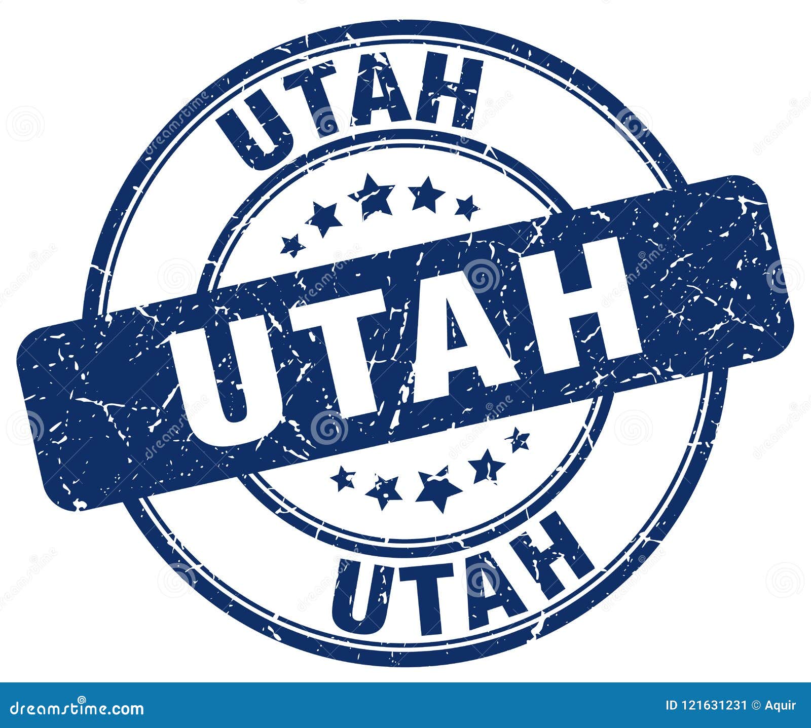 Utah-Stempel vektor abbildung. Illustration von blau - 121631231