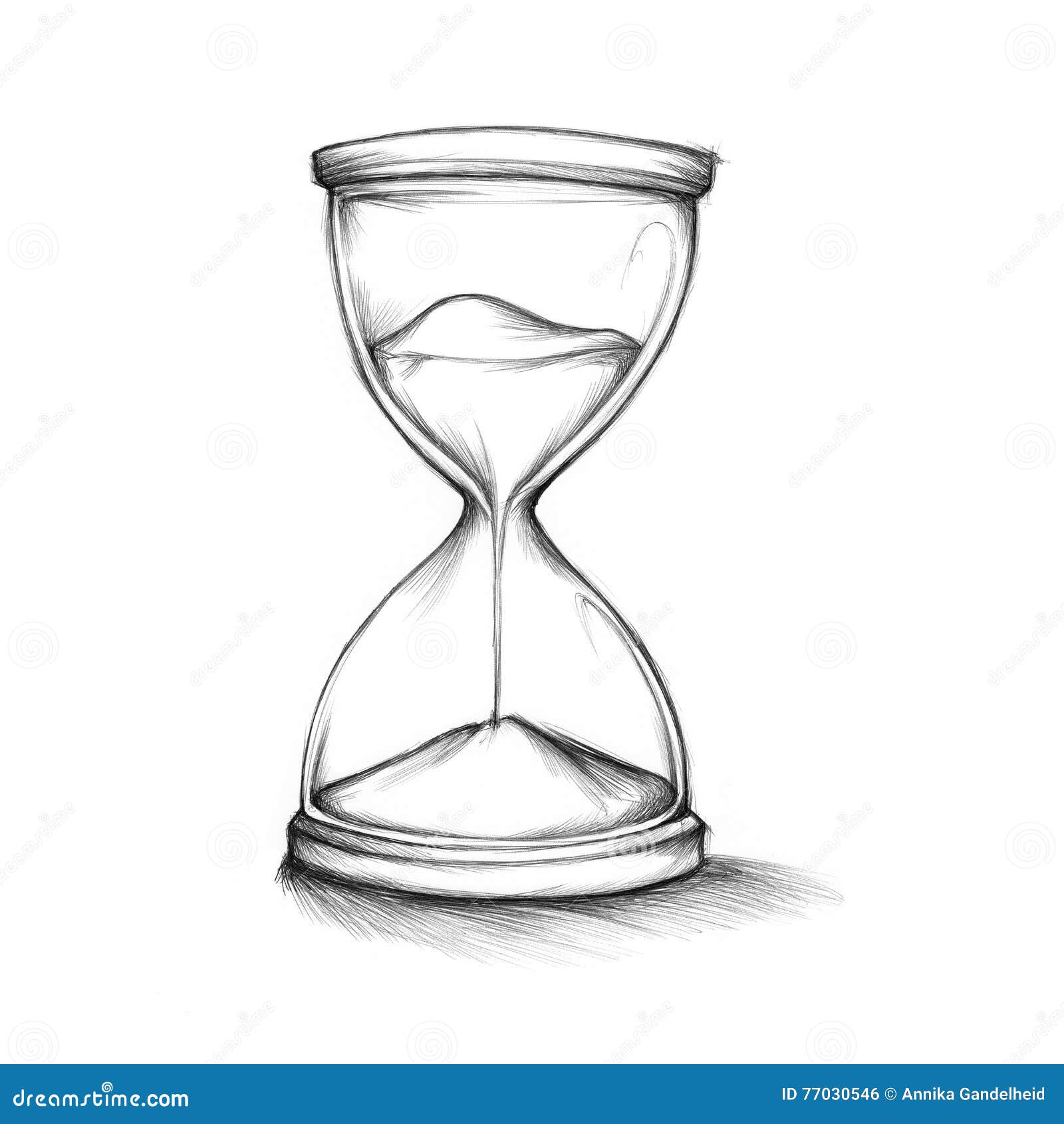 Utdraget timglas stock illustrationer. Illustration av symbolisera ...