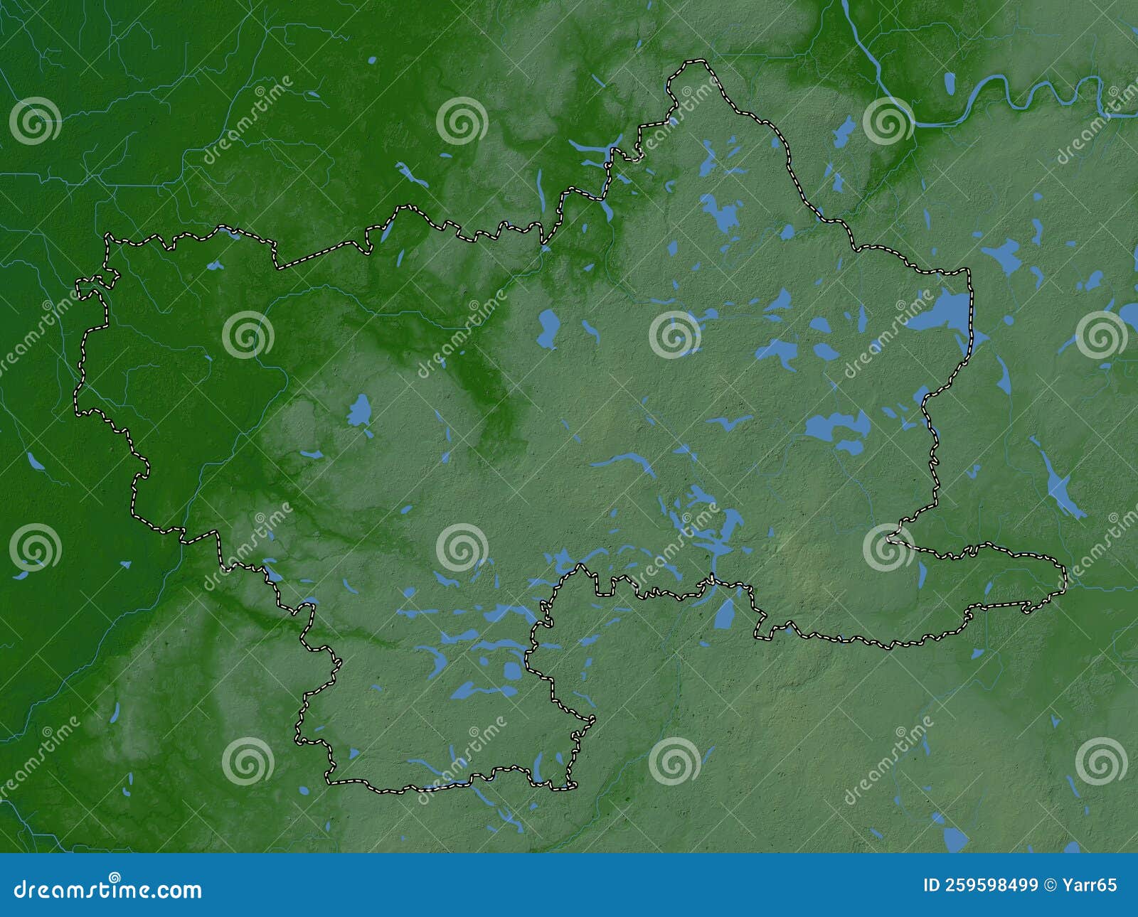 Utenos, Lithuania. Physical. No Legend Stock Illustration ...