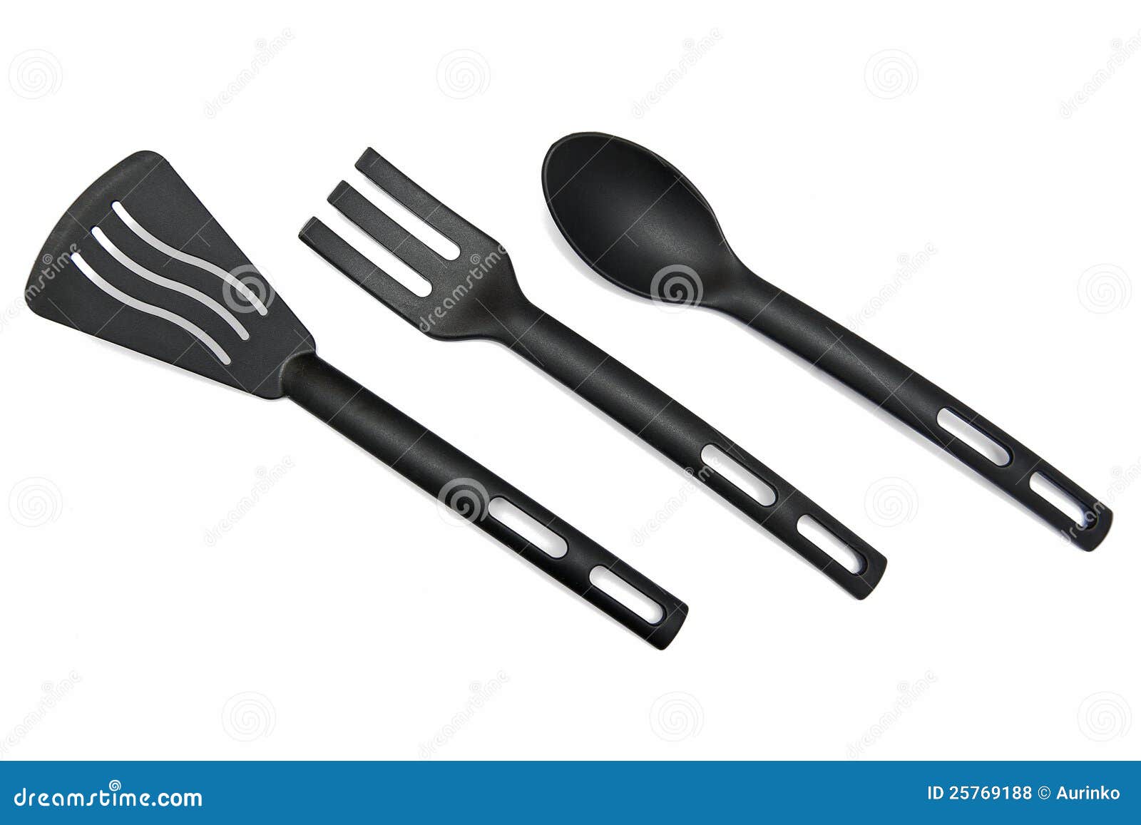 Utensilios del Teflon foto de archivo. Imagen de bueno - 25769188