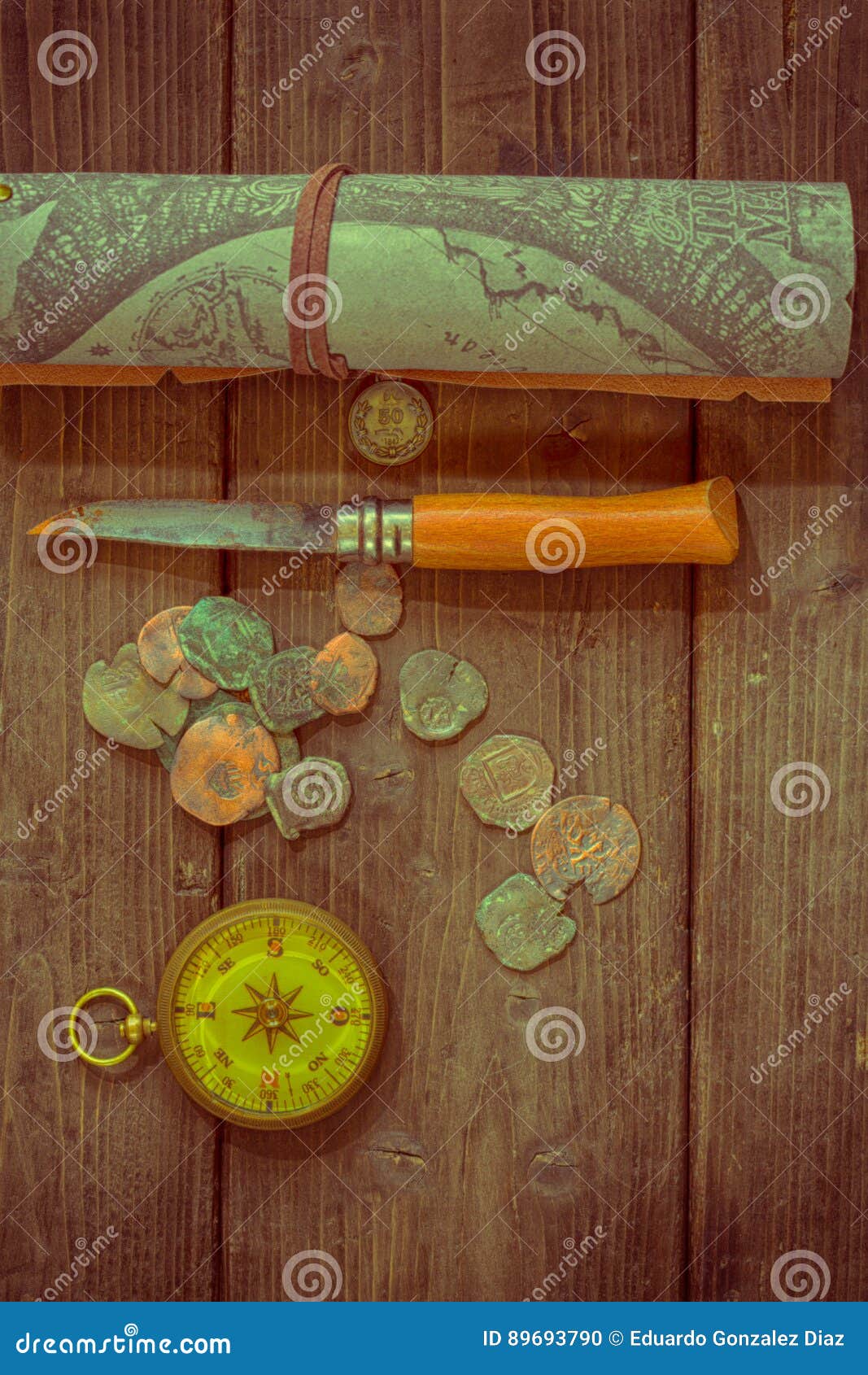 Utensils explorer stock photo. Image of cross, geography - 89693790