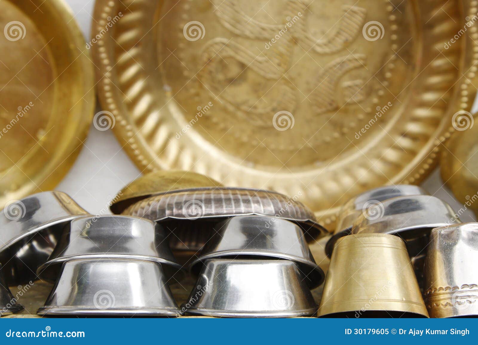 Utensils for Worshiping of God Stock Image - Image of water, rack: 30179605