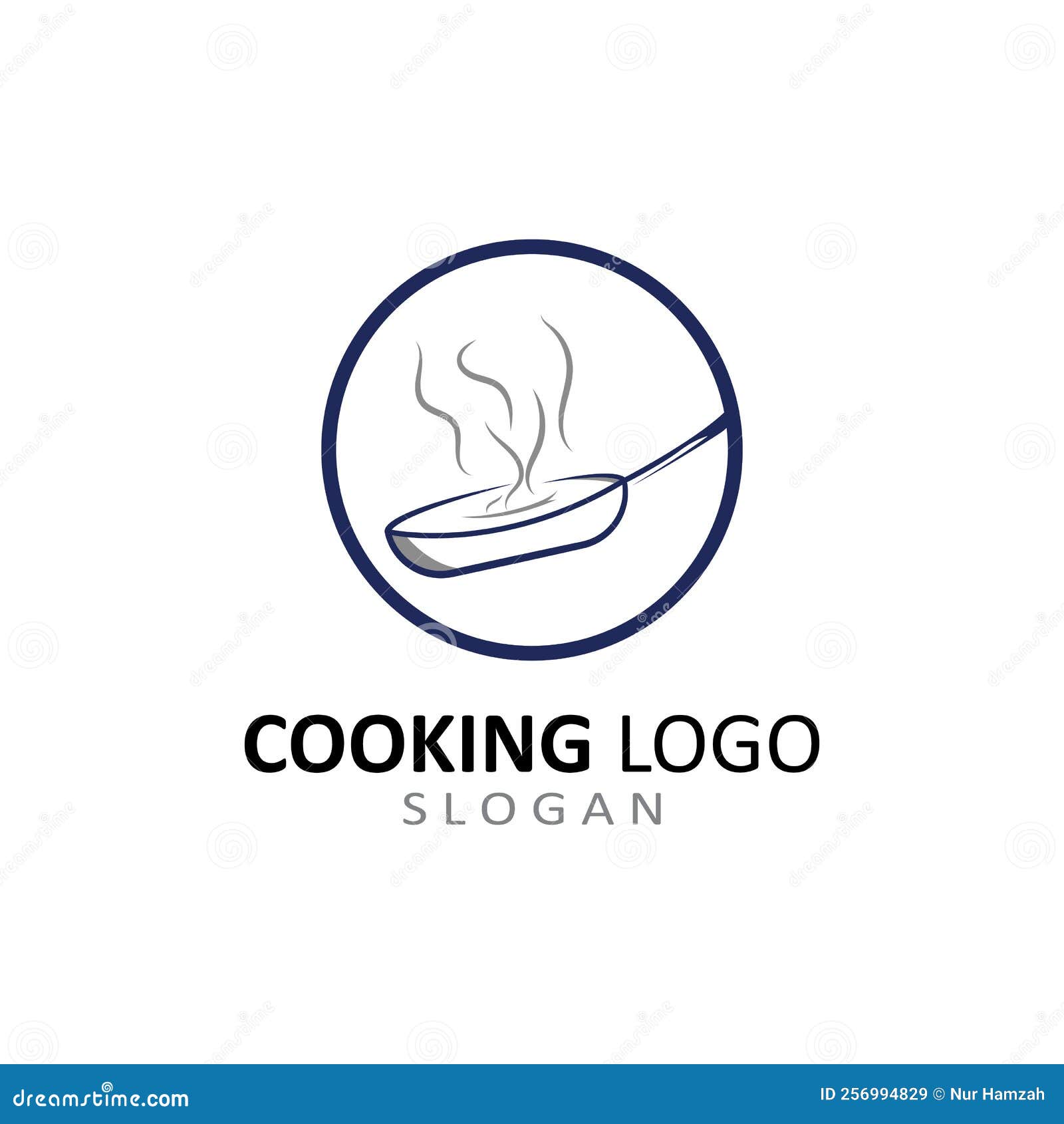 Utensils Logo for Cooking with Concept Vector Template Stock Vector ...