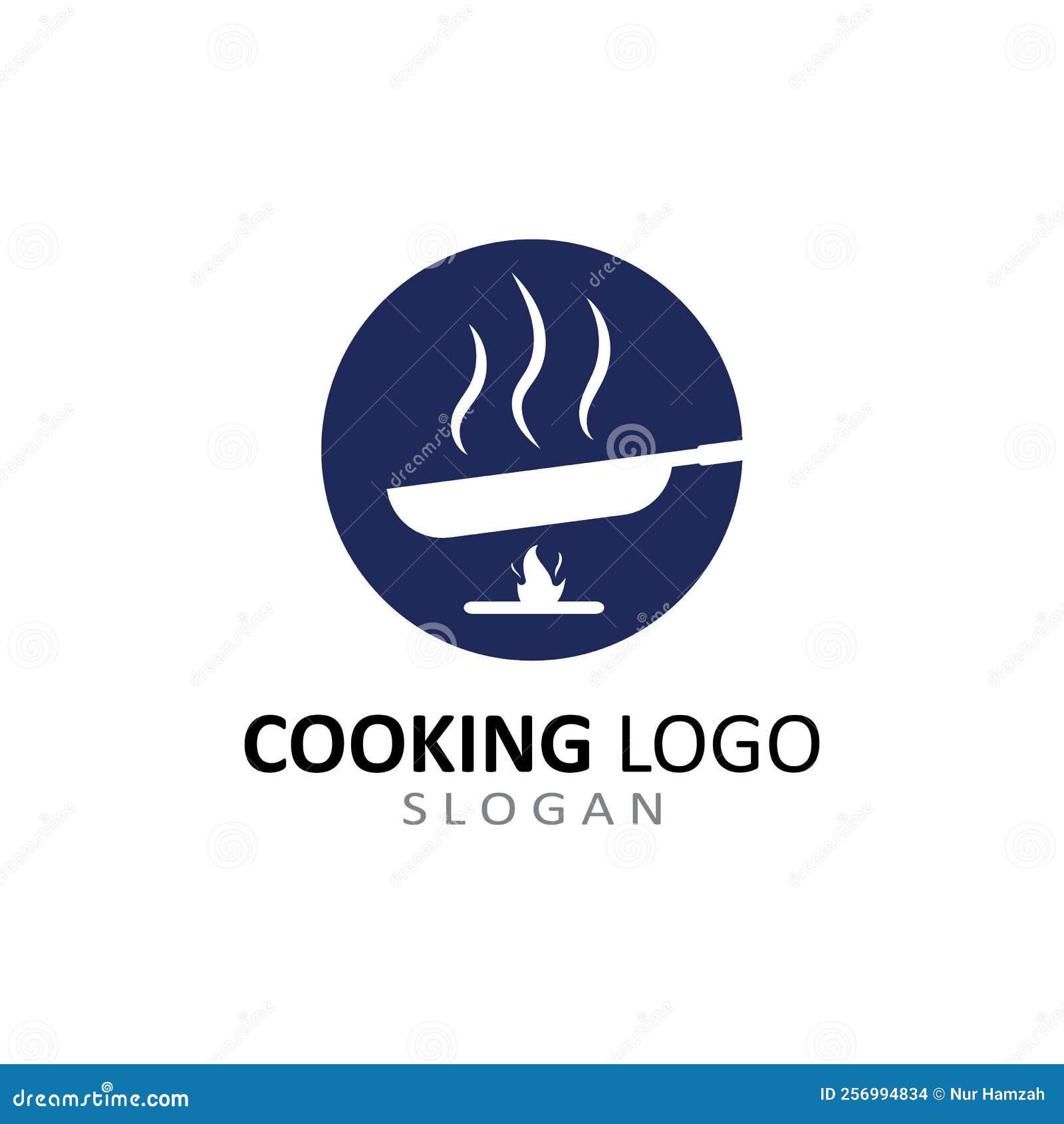 Utensils Logo for Cooking with Concept Vector Template Stock Vector ...