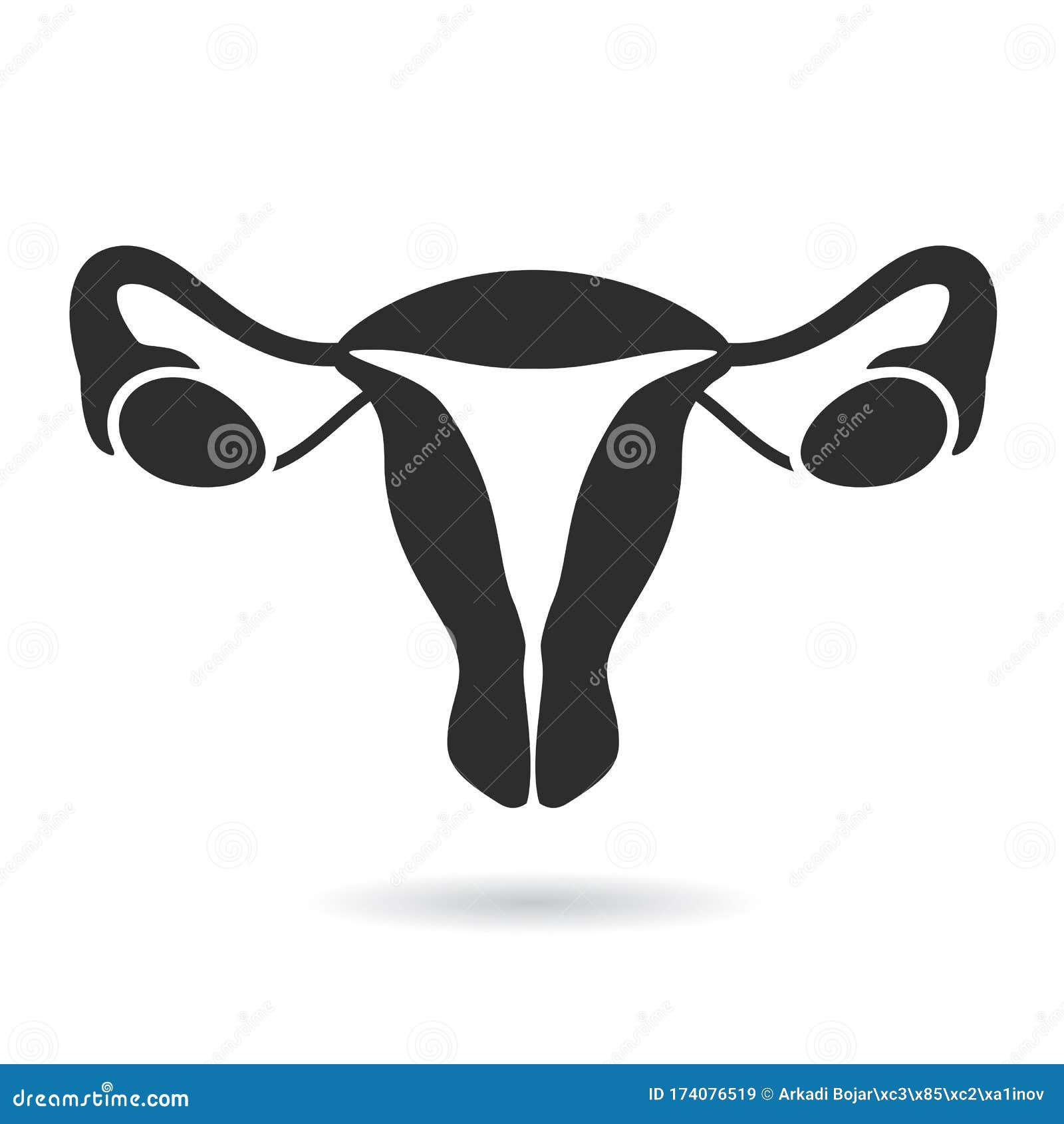 Uterus Vector Medical Icon | CartoonDealer.com #175811574