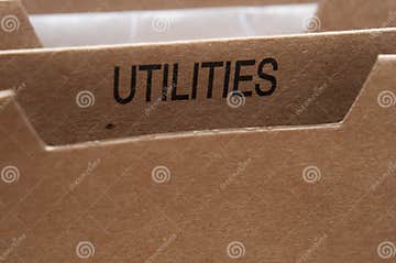 Utilities stock image. Image of expenses, water, word - 23609717
