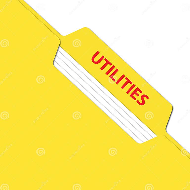 Utilities folder stock photo. Image of apartment, drawing - 85692622