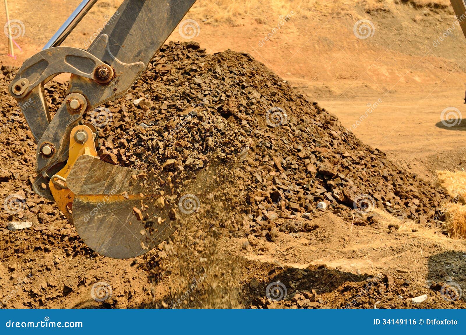 Utilities Trench stock photo. Image of construction, soil - 34149116