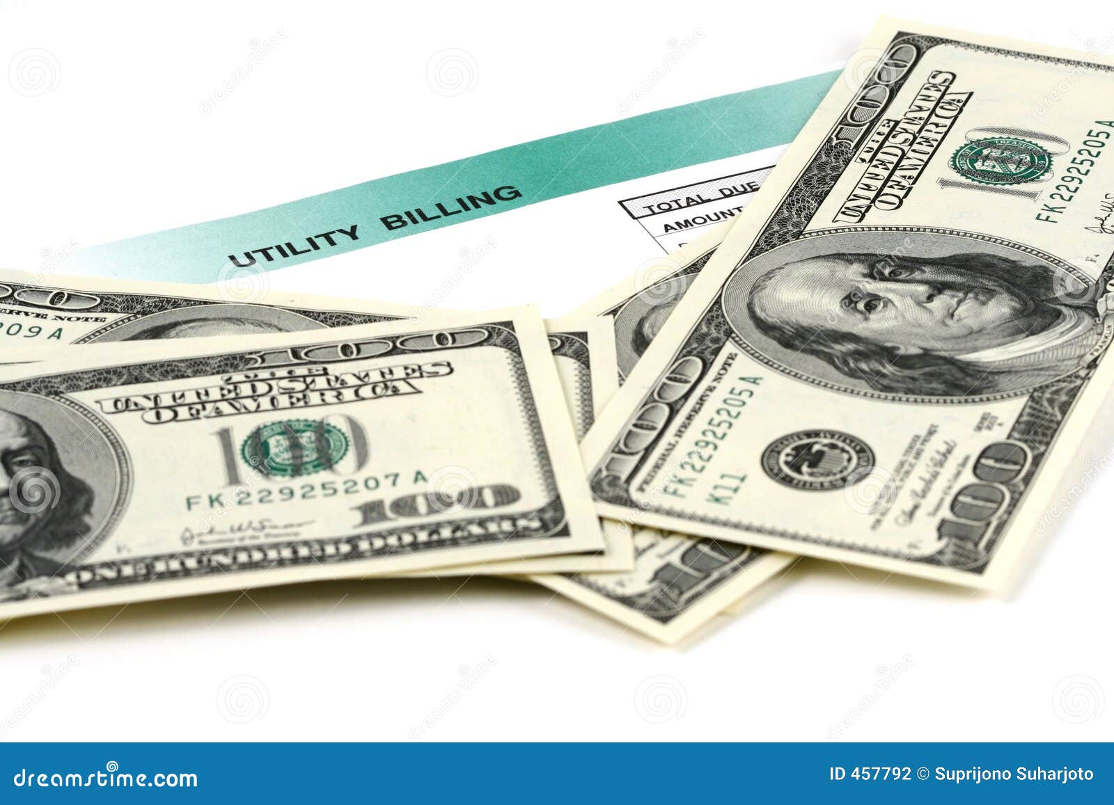 Utility bill stock photo. Image of credit, dollar, cost - 457792