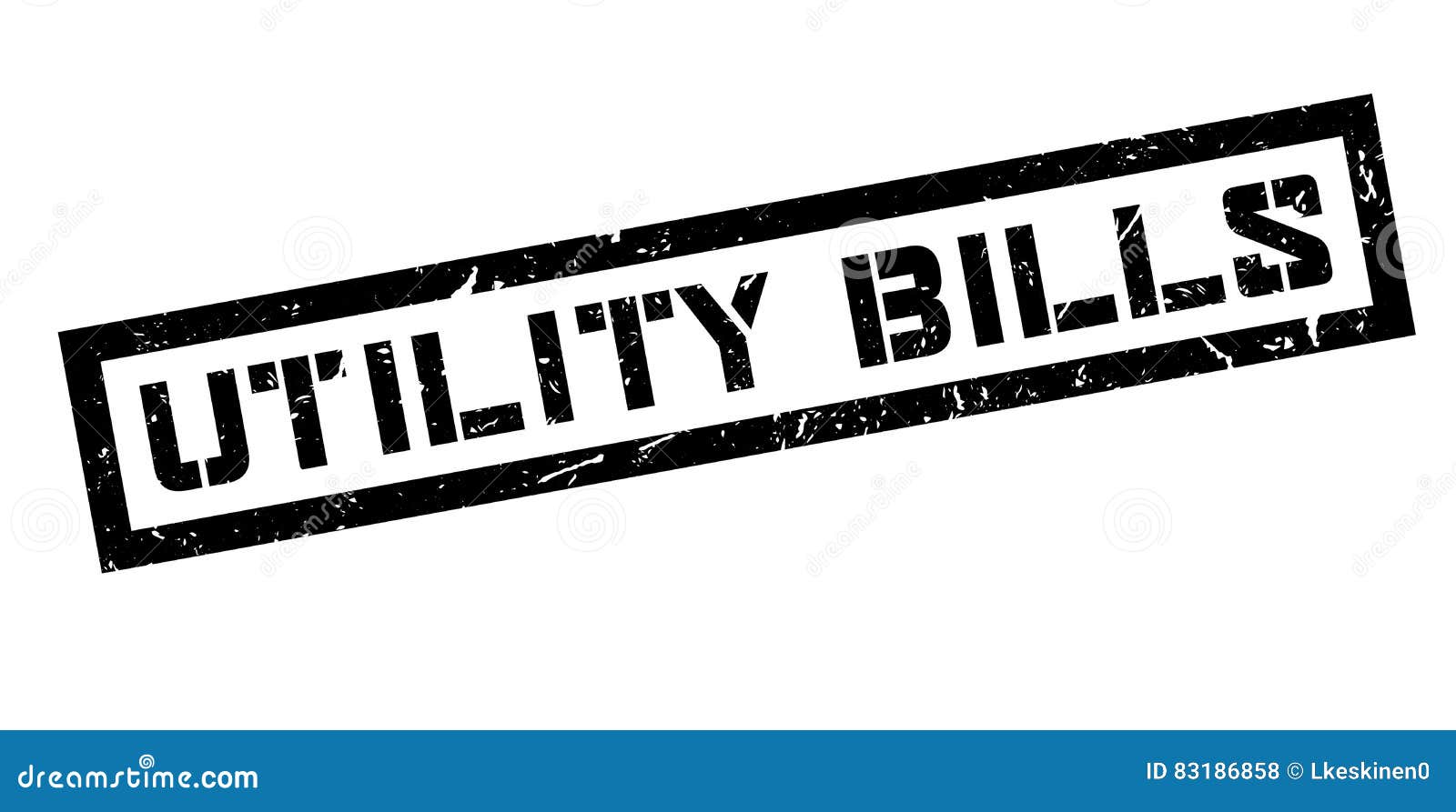 Utility Bills rubber stamp stock illustration. Illustration of ...