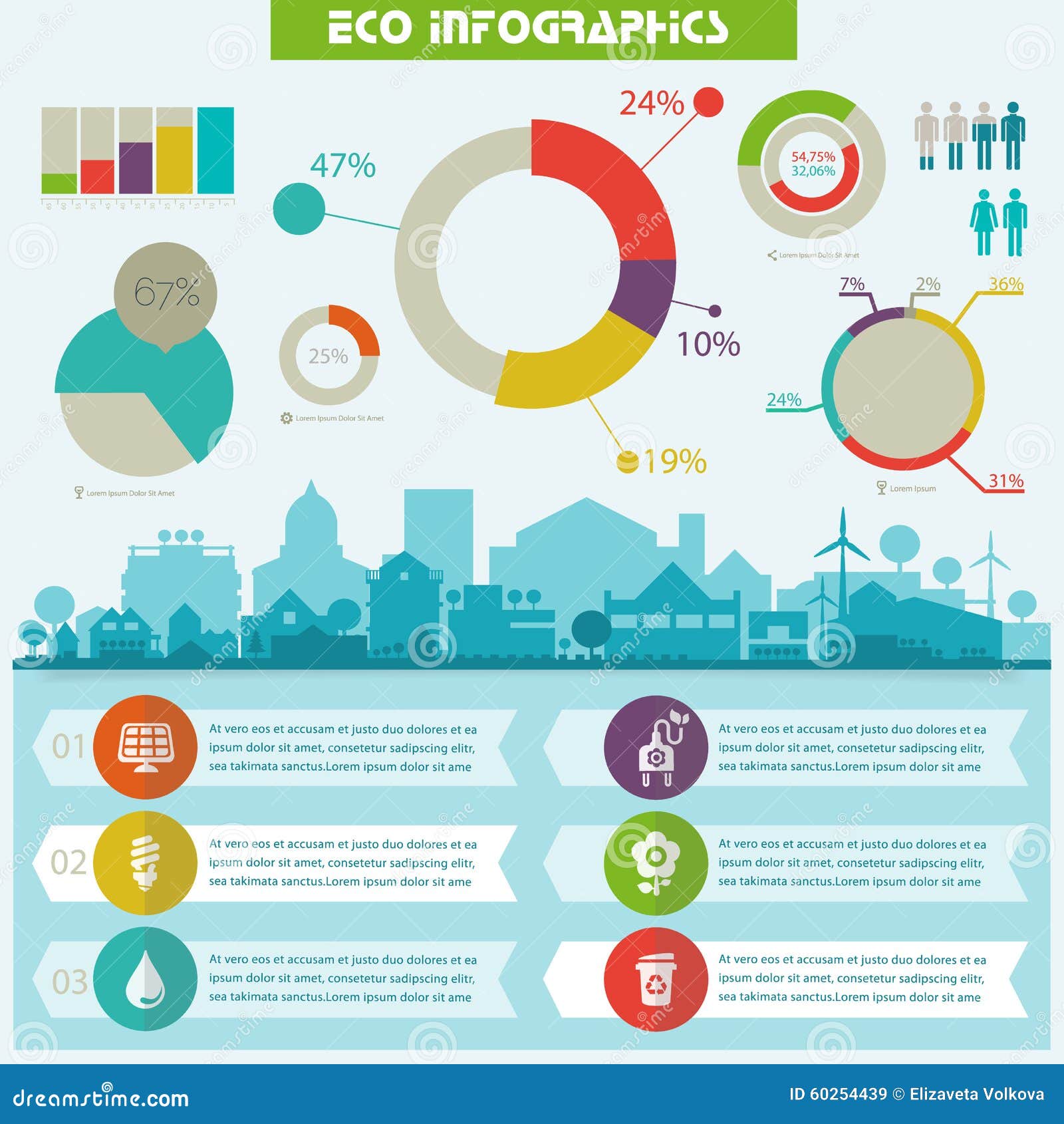 Utility infographics stock vector. Illustration of graph - 60254439