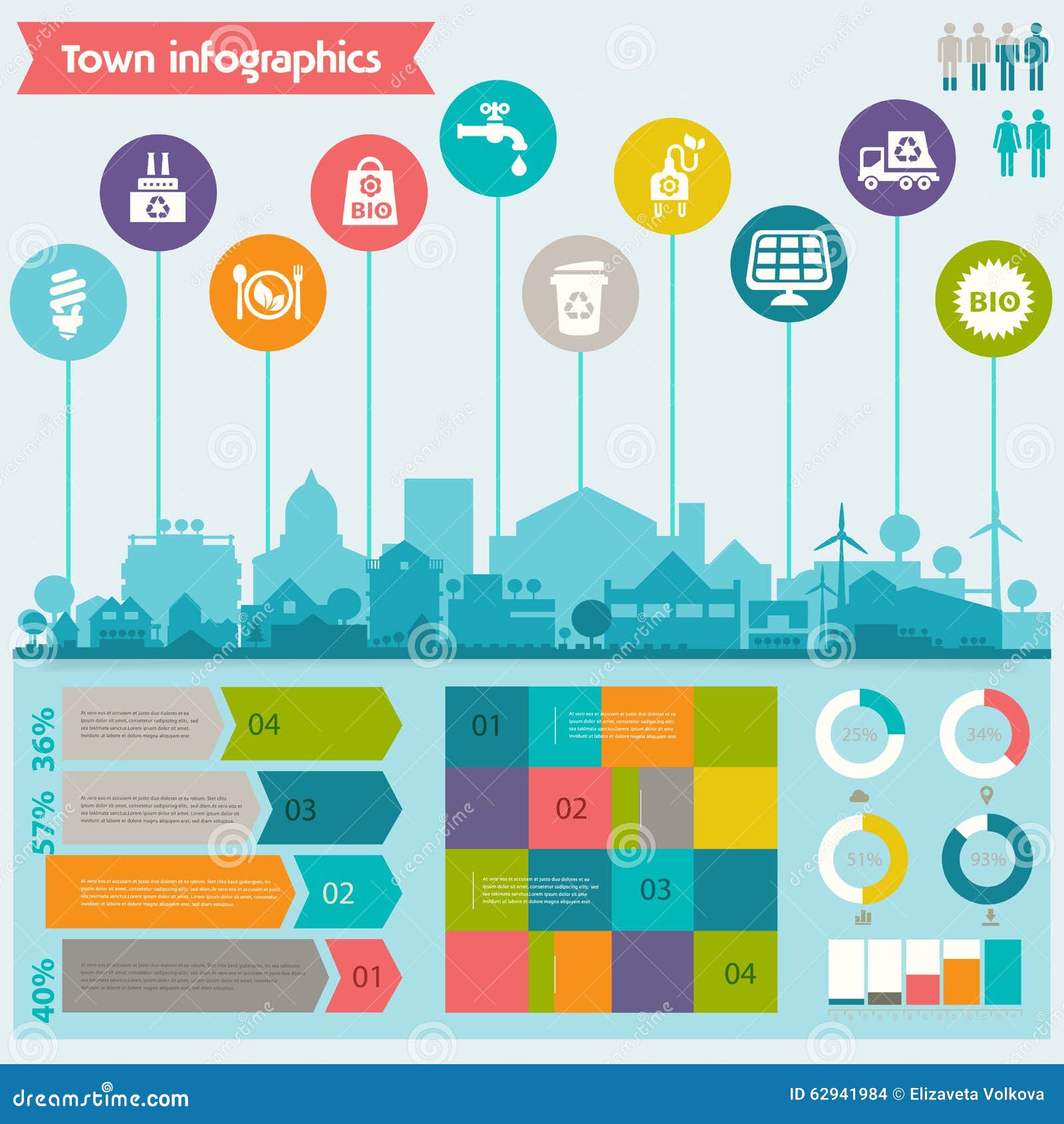 Utility infographics stock vector. Illustration of design - 62941984