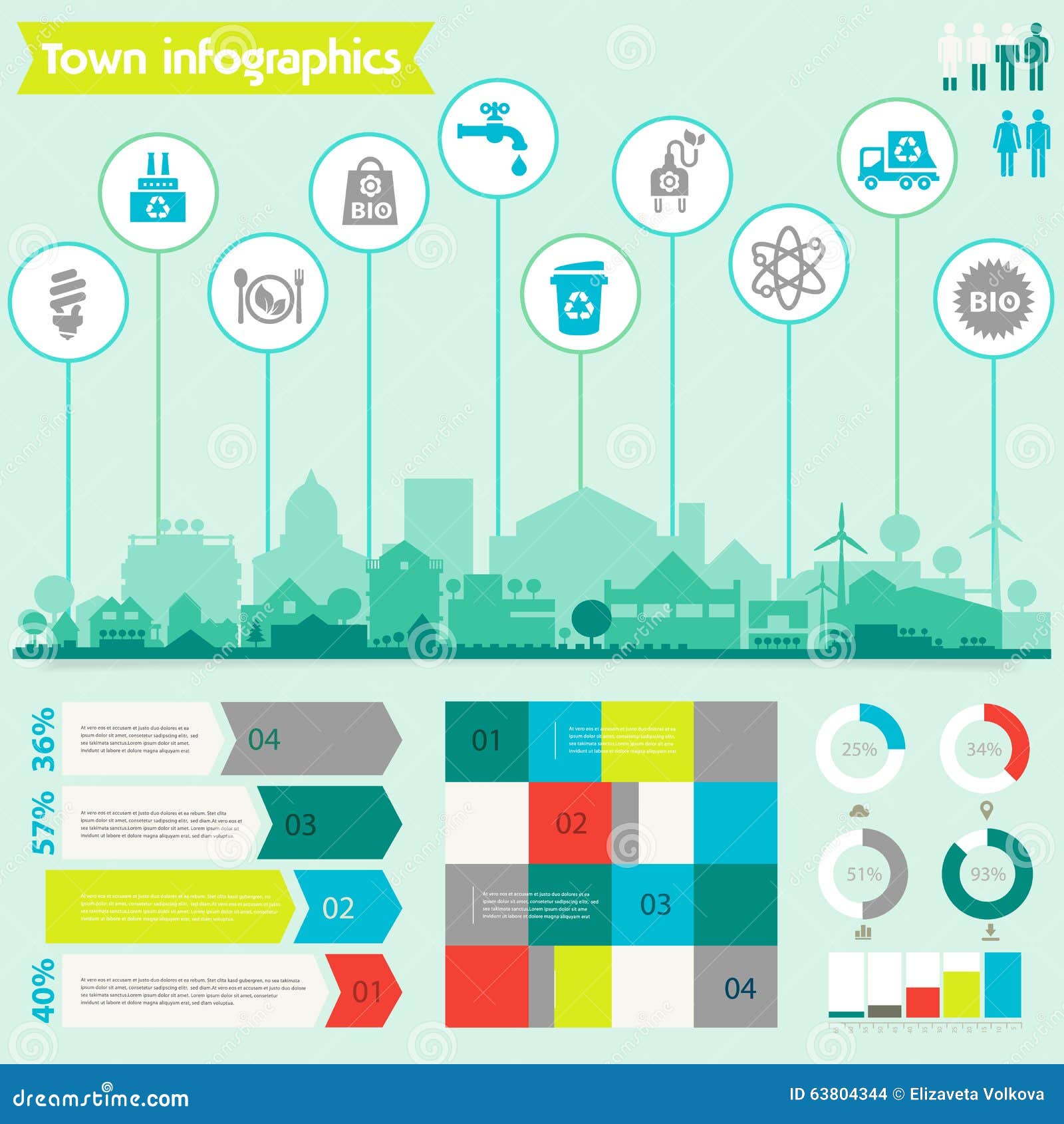 Utility infographics stock vector. Illustration of emblem - 63804344