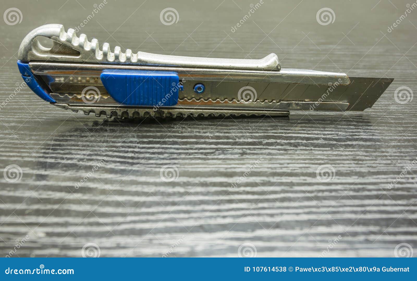 Utility Knife on the Table. Stock Photo - Image of razor, equipment ...