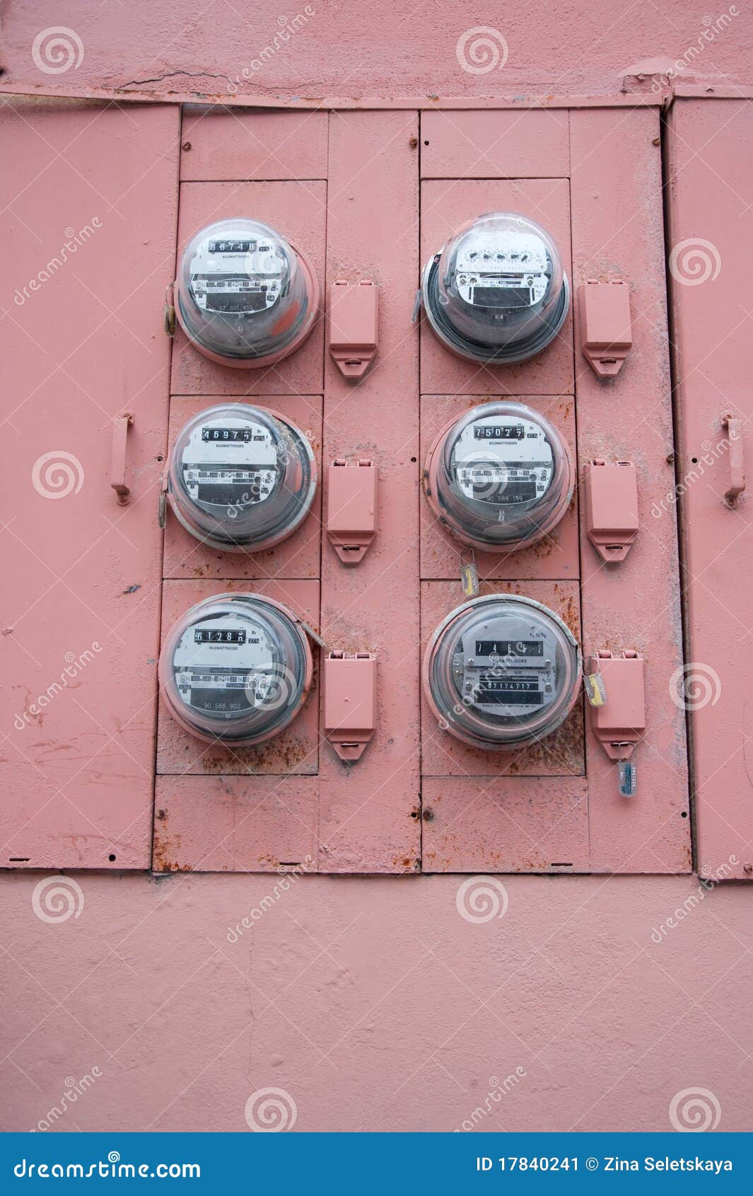 Utility meters stock image. Image of household, professional - 17840241
