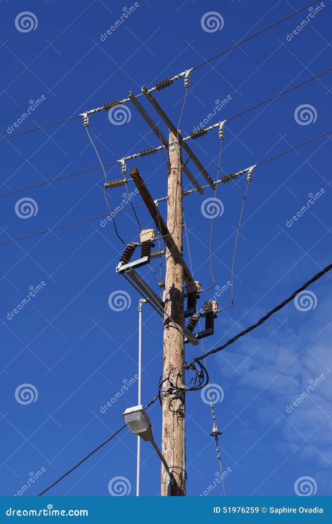 Utility pole. stock image. Image of column, provider - 51976259