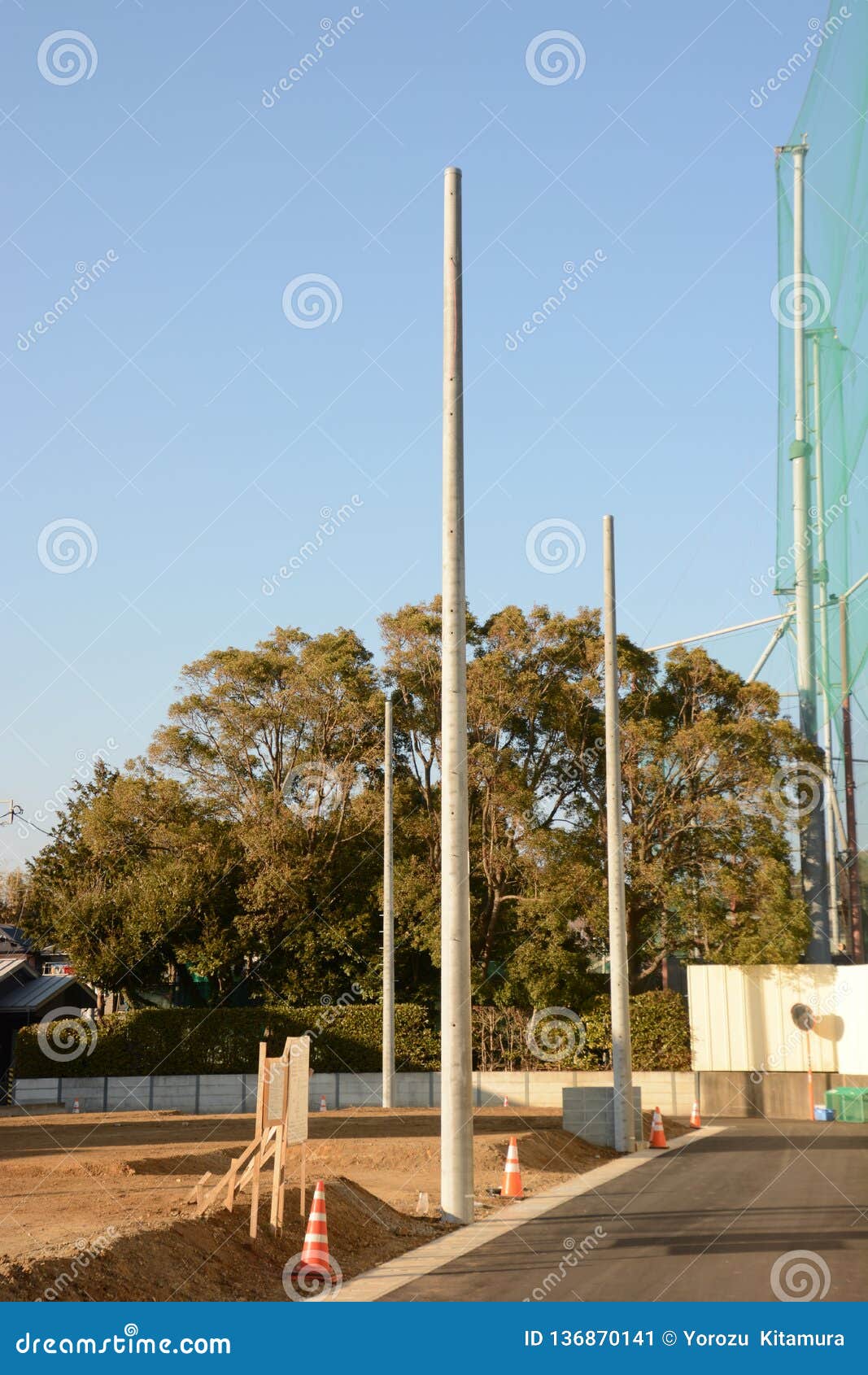 Installation Of Utility Pipes And Water Pipes Under The Foundation Of ...