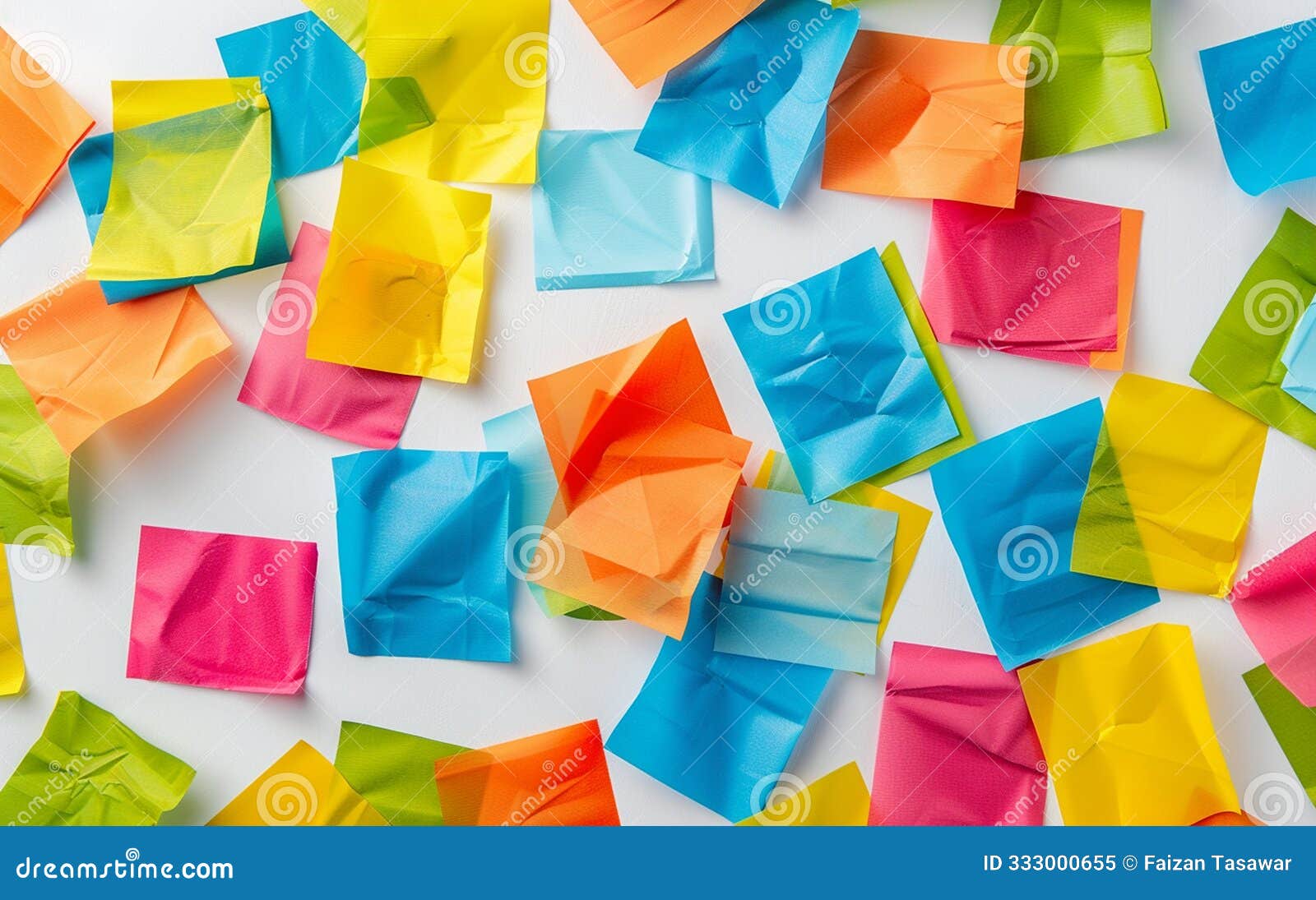 The Utility of Sticky Flags on White -Generative Ai Stock Image - Image ...