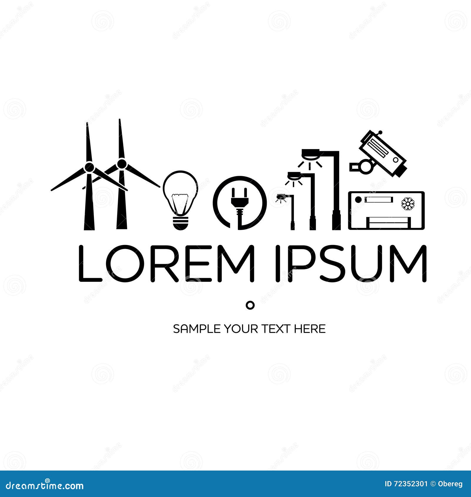 Utility Systems Creative Logo Stock Vector - Illustration of technology ...