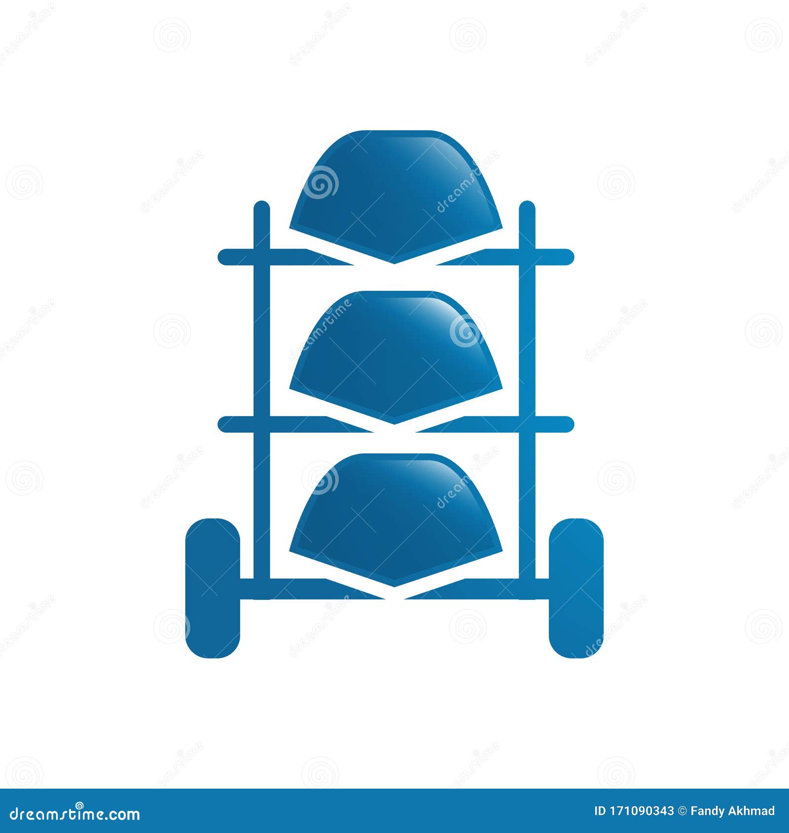 Utility Green Vehicle Vector Illustration | CartoonDealer.com #17538562