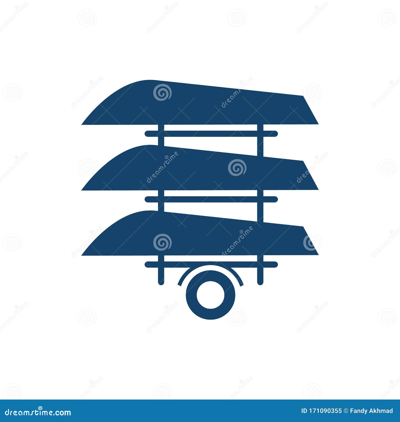 Utility Tool For Towing Boat Trailer Logo Design Vector Illustrations ...