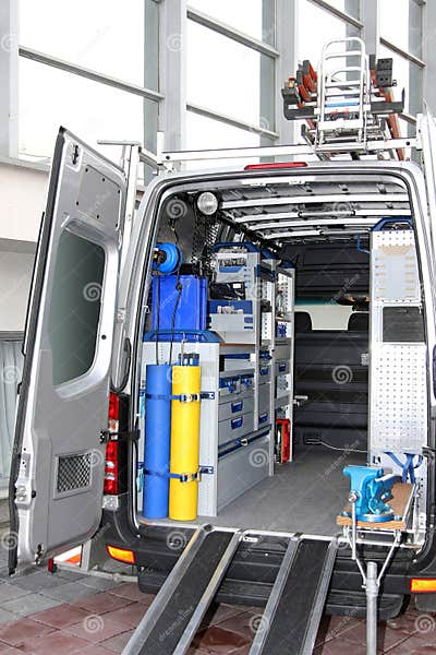 Utility van stock photo. Image of tool, hardware, automotive - 6757964