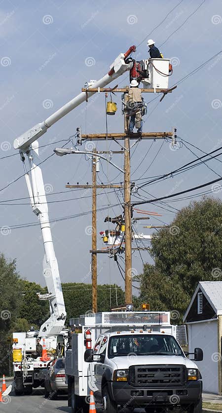 Utility workers stock image. Image of generator, hydroelectric - 1922229