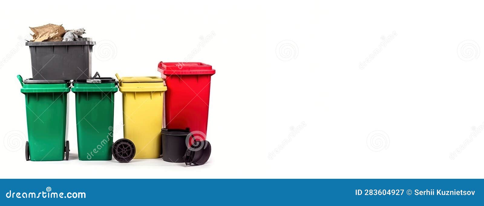 Utilization of Garbage, Waste. Ecological Concept of Separate ...