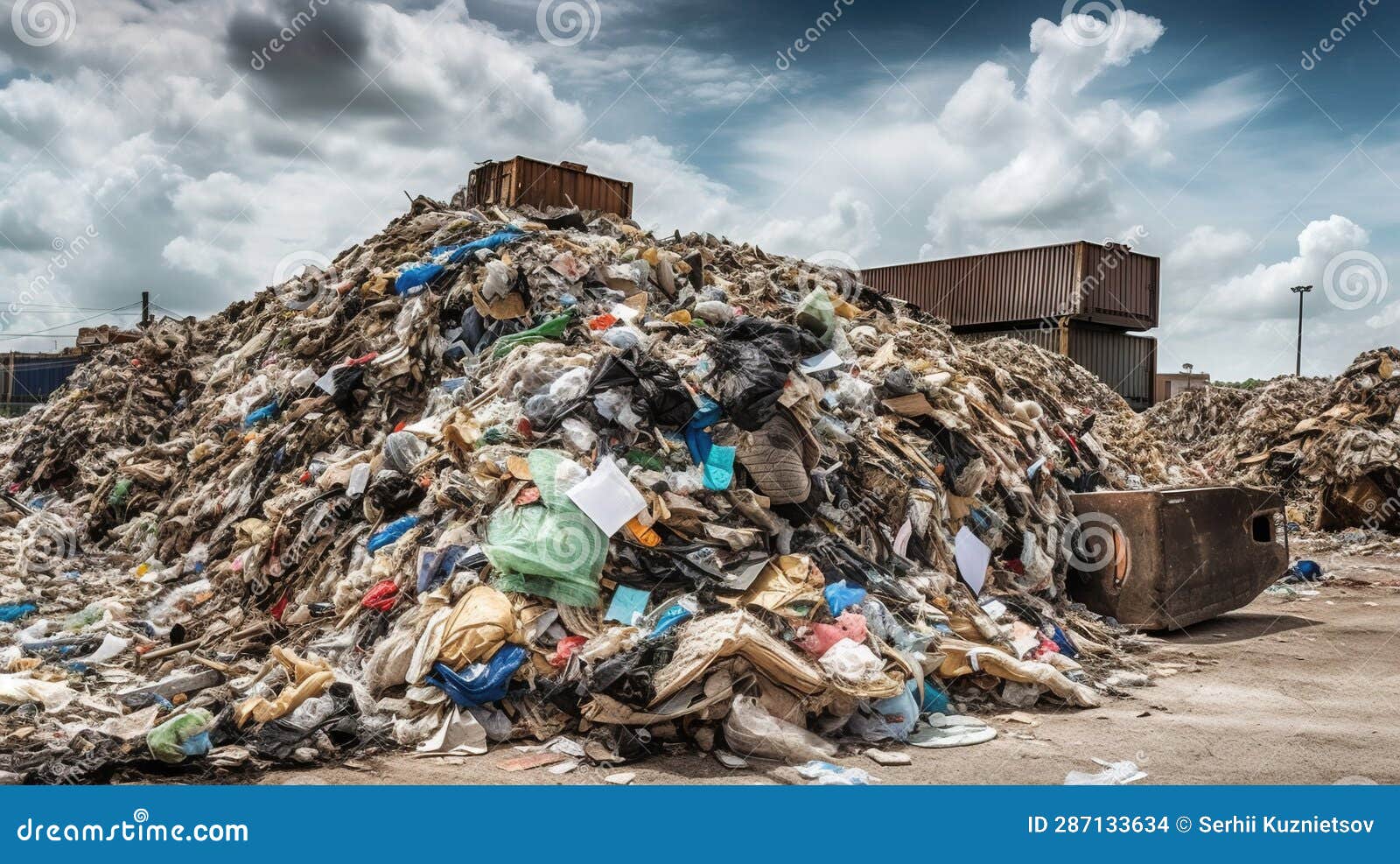 Utilization of Garbage, Waste. Ecological Concept of Separate ...