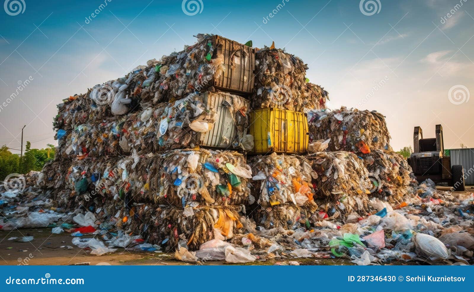 Utilization of Garbage, Waste. Ecological Concept of Separate ...