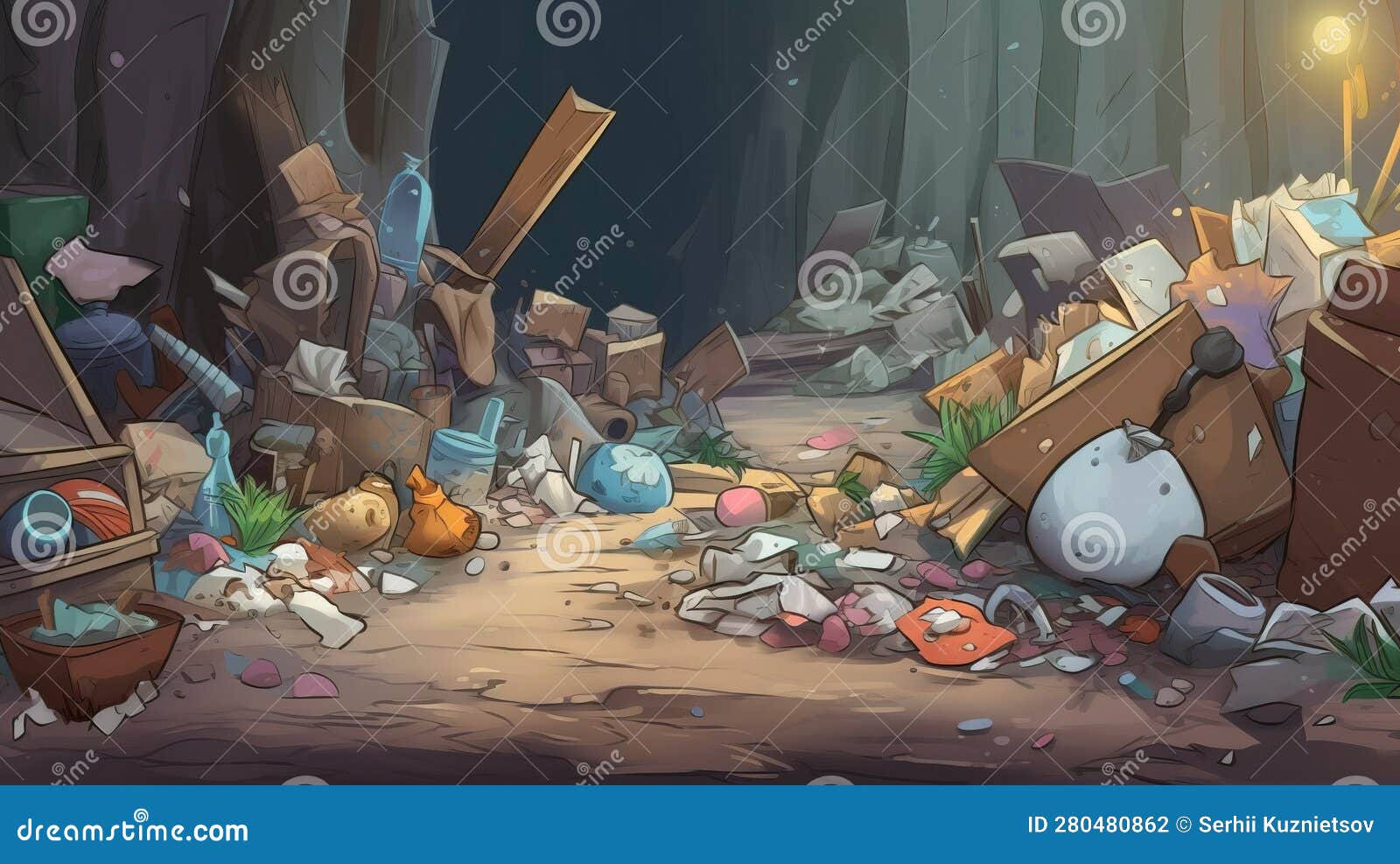 Utilization of Garbage, Waste. Ecological Concept of Separate ...