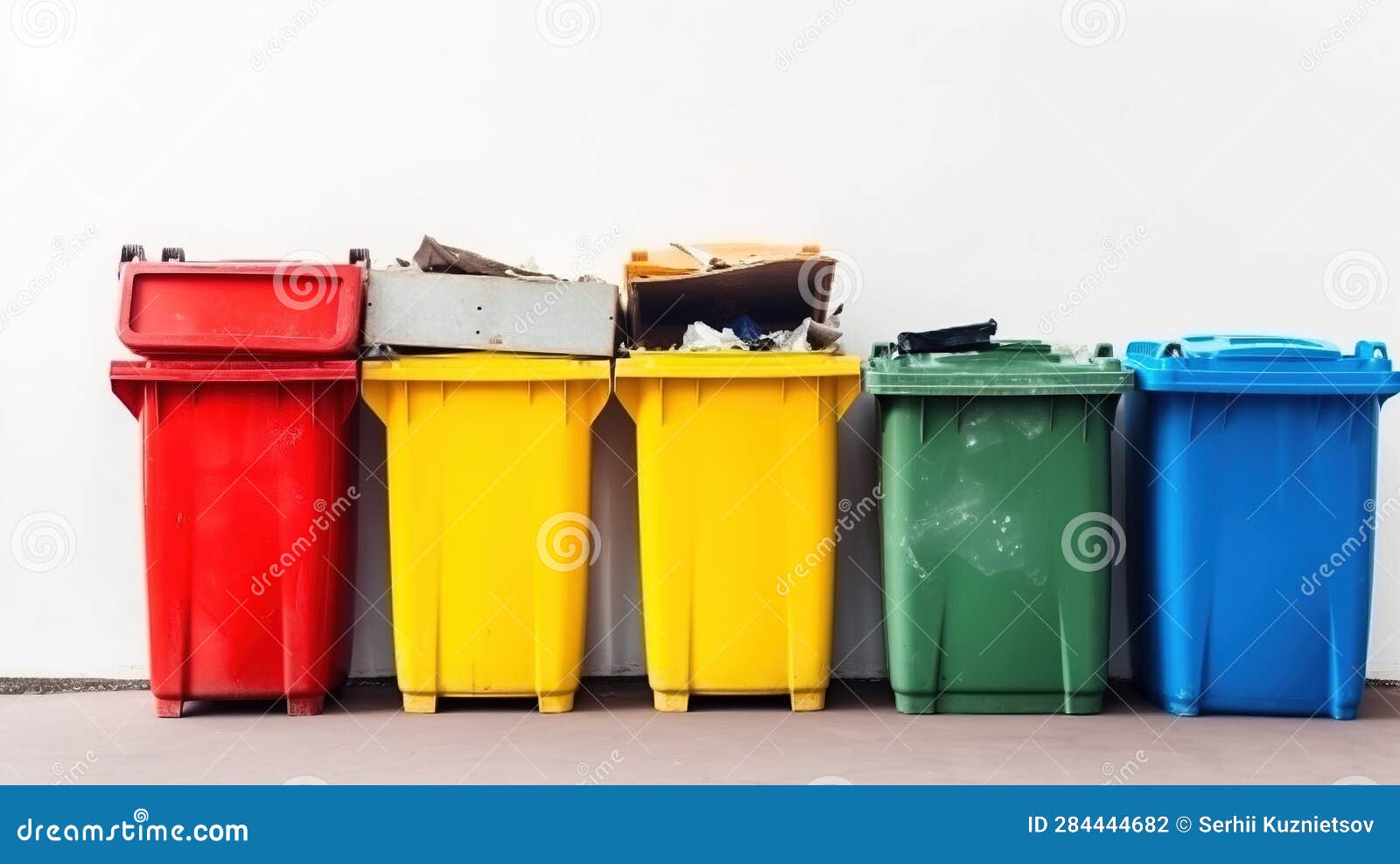 Utilization of Garbage, Waste. Ecological Concept of Separate ...