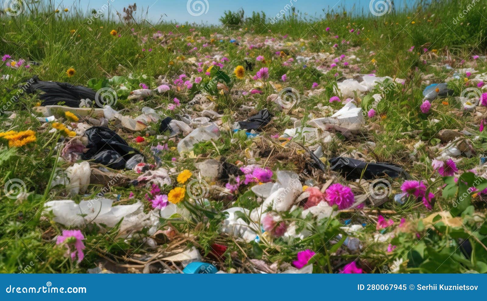 Utilization of Garbage, Waste. Ecological Concept of Separate ...