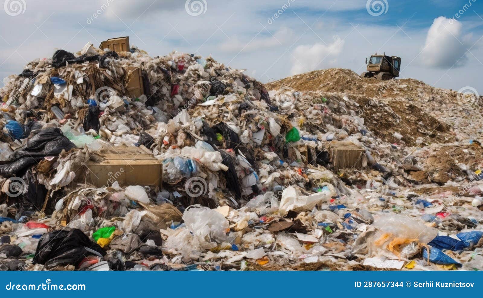 Utilization of Garbage, Waste. Ecological Concept of Separate ...