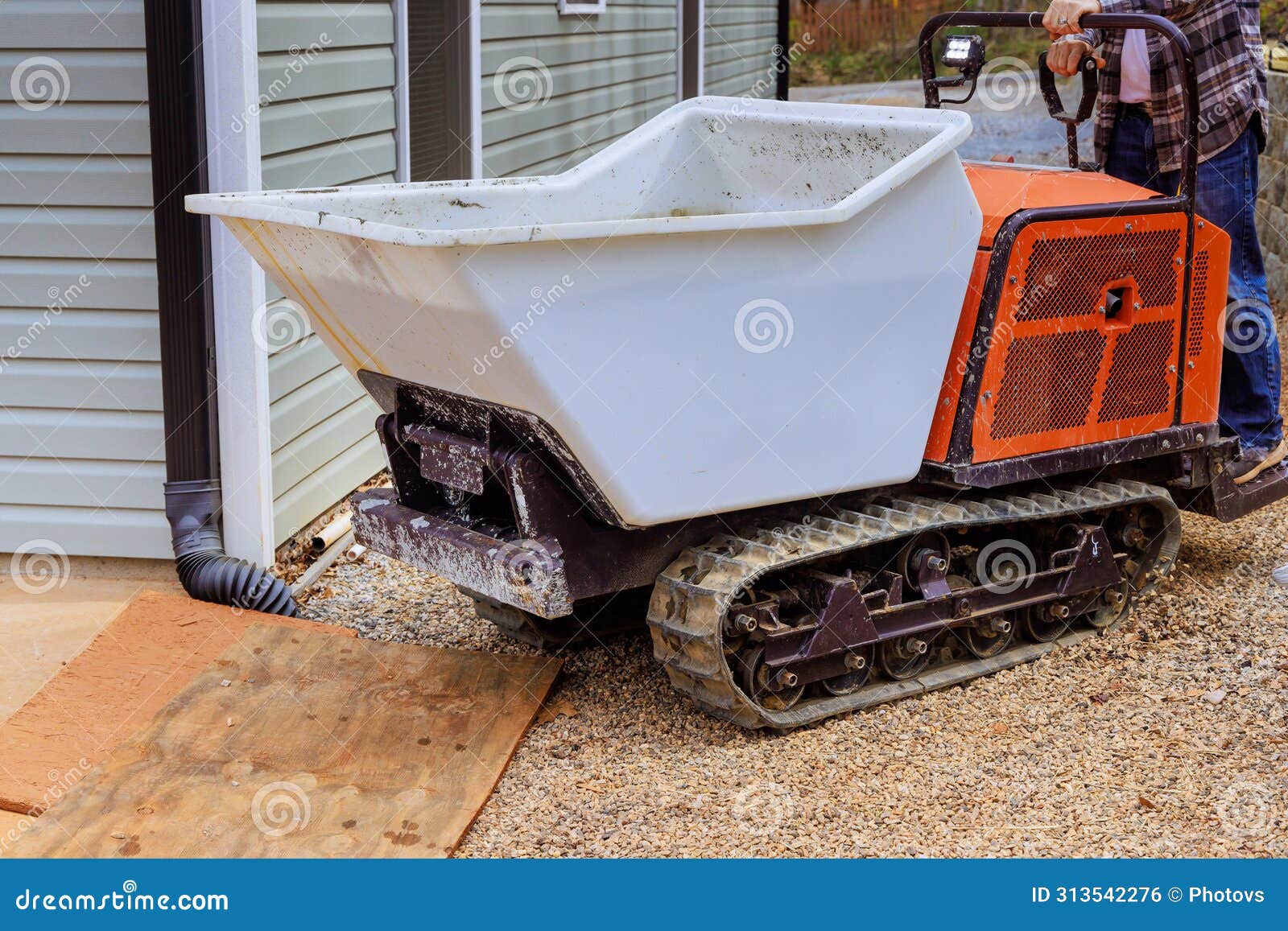 Dumping Concrete In Pumper Machine Royalty-Free Stock Photography ...