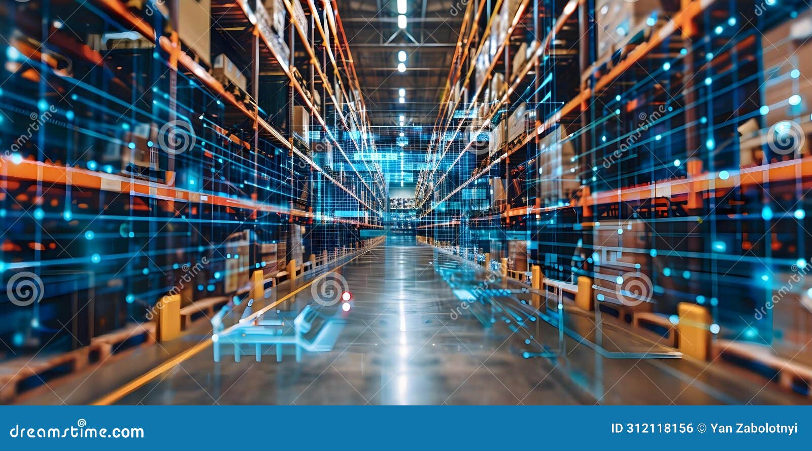 Warehousing Excellence A Glimpse Into A Vast Industrial Warehouse ...