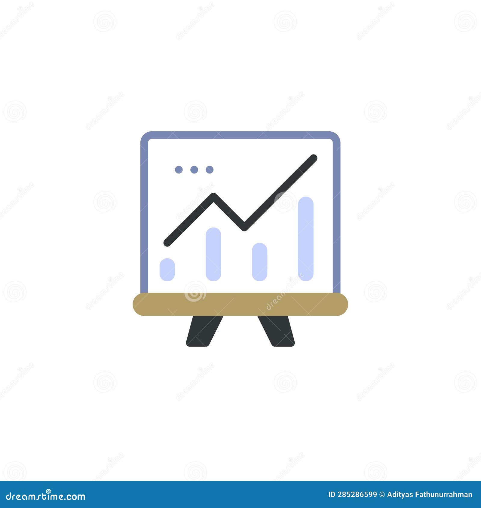 Utilizing a Whiteboard for Effective Presentation Reports Stock Vector ...