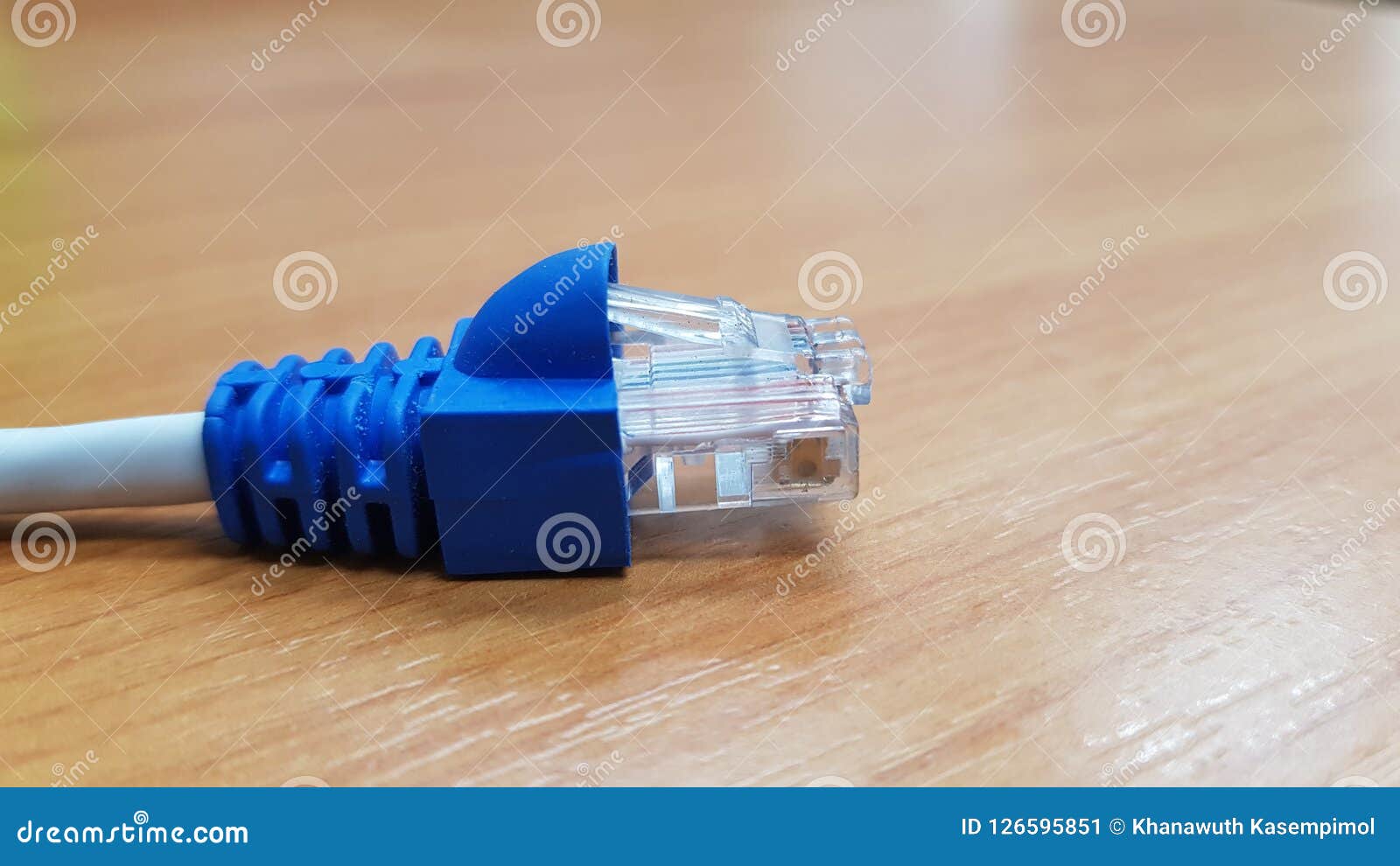 UTP Cable for computer stock image. Image of network - 126595851