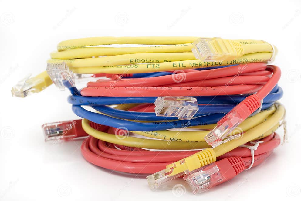 Utp cables stock photo. Image of wired, internet, macro - 7664784