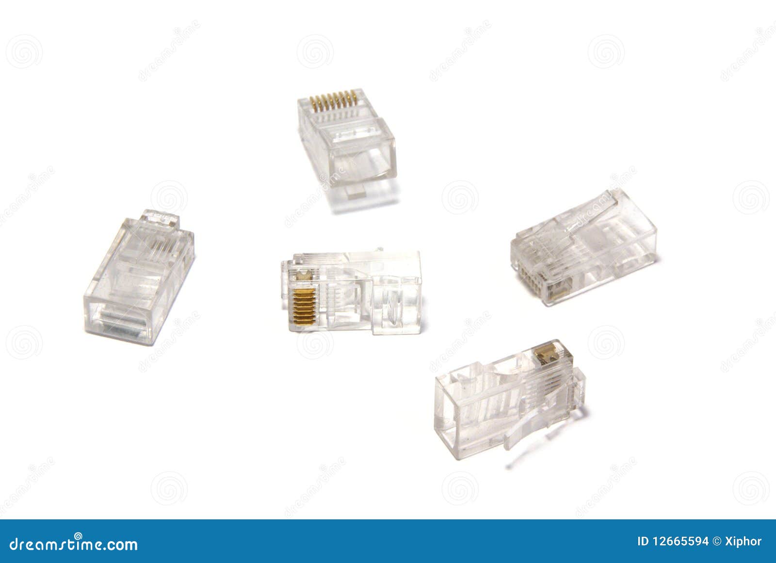 Utp connectors stock photo. Image of internet, device - 12665594